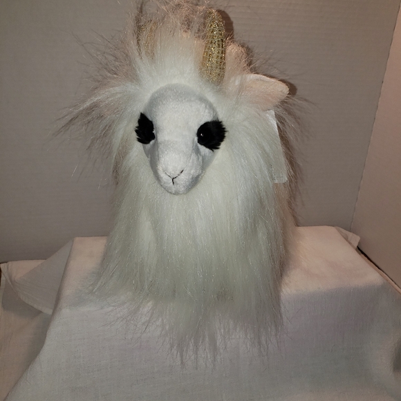 Justice | Toys | Rare Justice July 220 White Fluffy Goat Made By Aurora ...